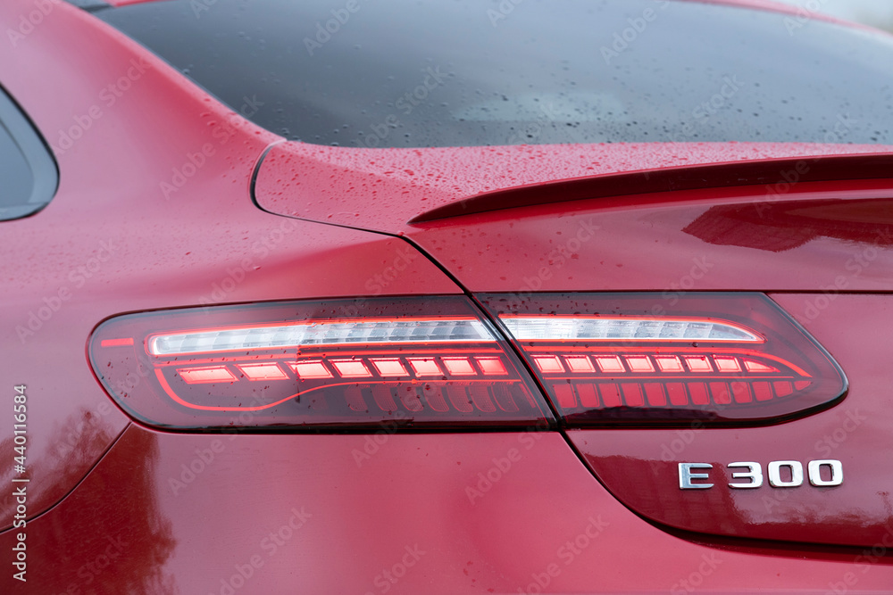 Mercedes-Benz's new E-Class model E 300 is on the road. Stock Photo ...