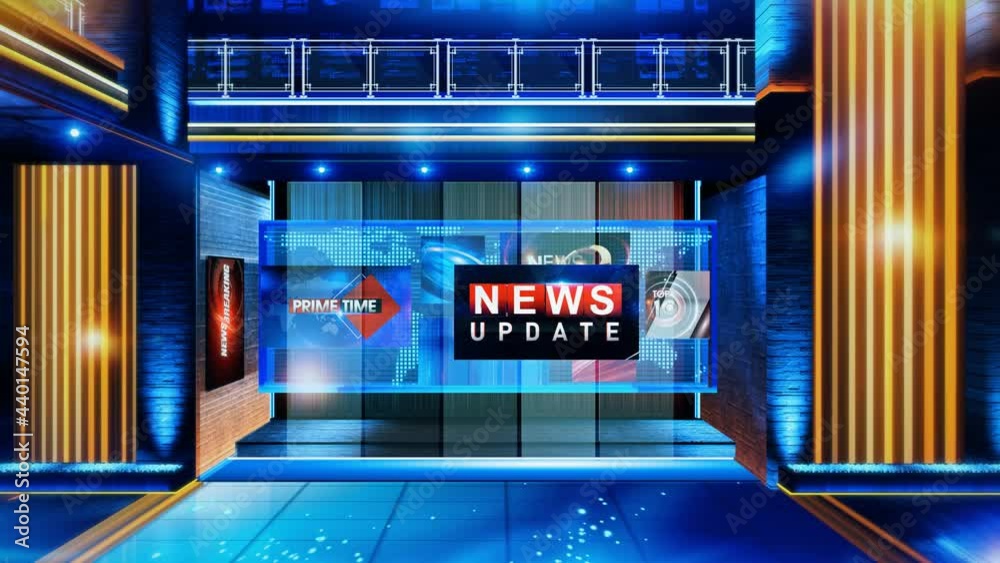 3D rendering background is perfect for any type of news or information ...