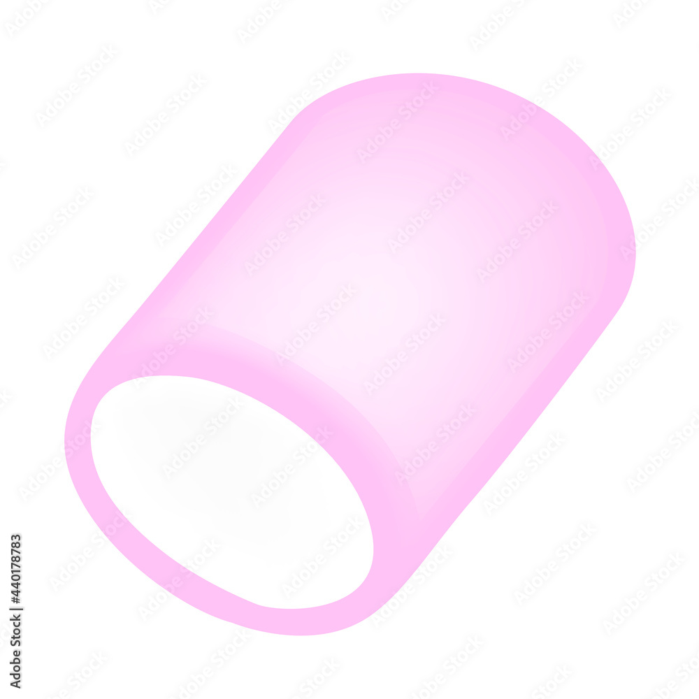 Marshmallow Sign Emoji Icon Illustration. Sugar Food Vector Symbol ...