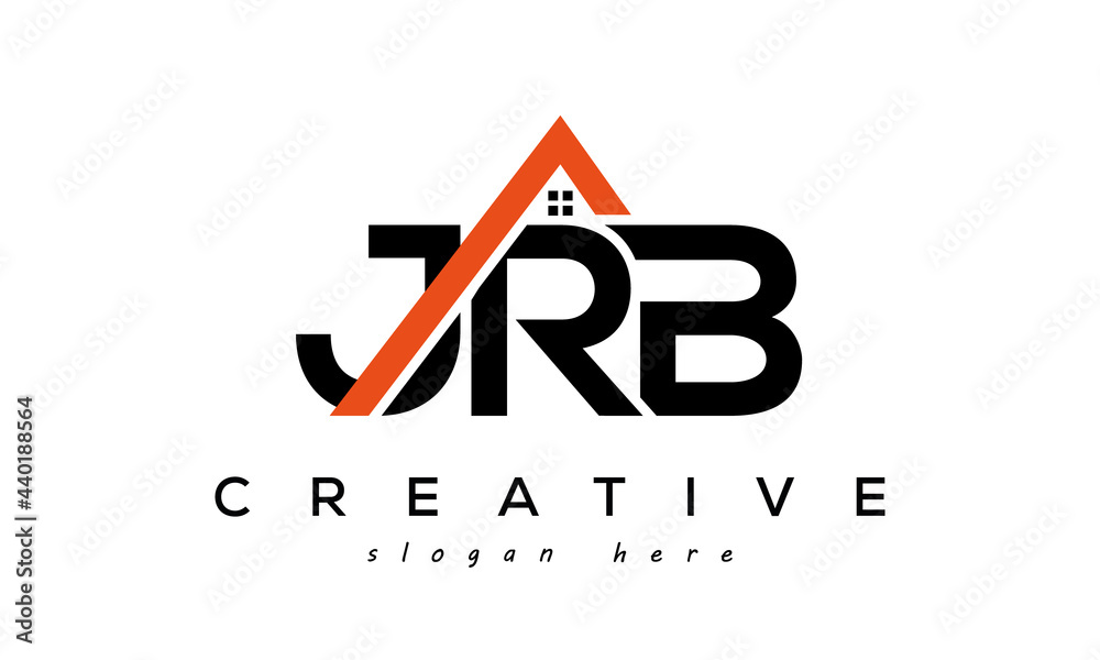 initial JRB letters real estate construction logo vector Stock Vector ...