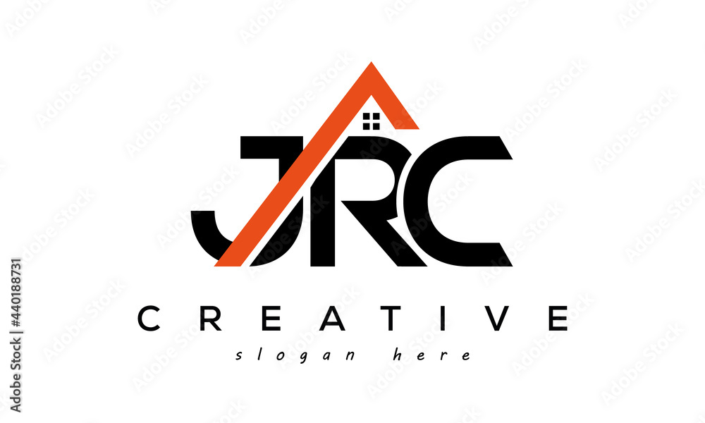 initial JRC letters real estate construction logo vector Stock Vector ...
