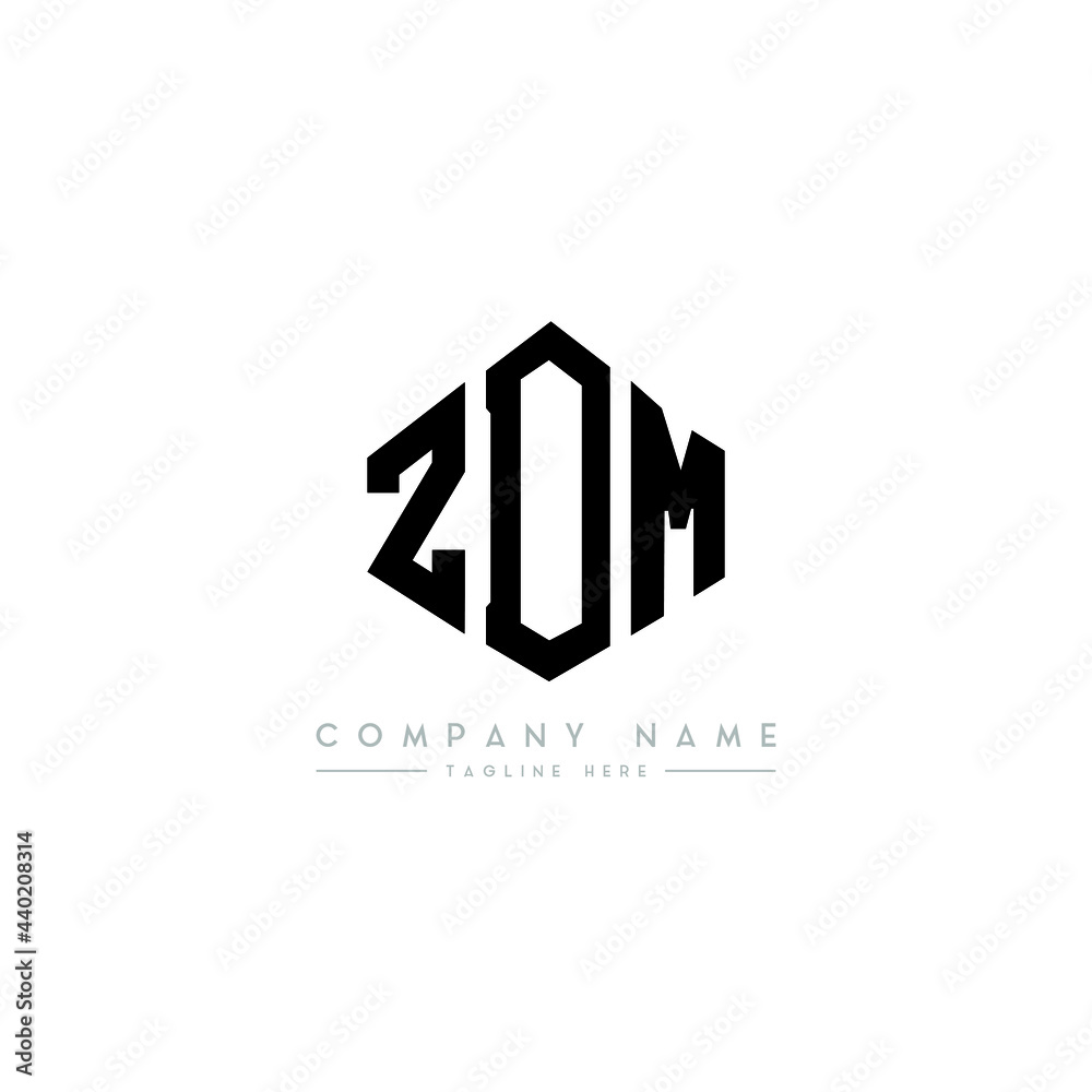 ZEM letter logo design with polygon shape. ZEM polygon logo monogram ...