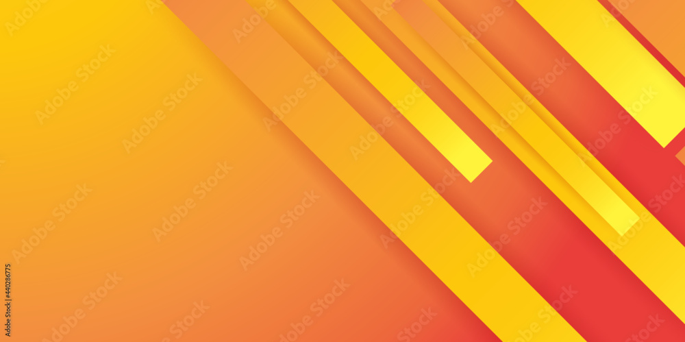 Orange abstract background with 3d geometric shapes. orange abstract ...
