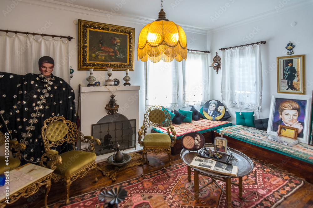 Bodrum, Turkey - June 21, 2017 : Zeki Muren Museum view in Bodrum. Zeki ...