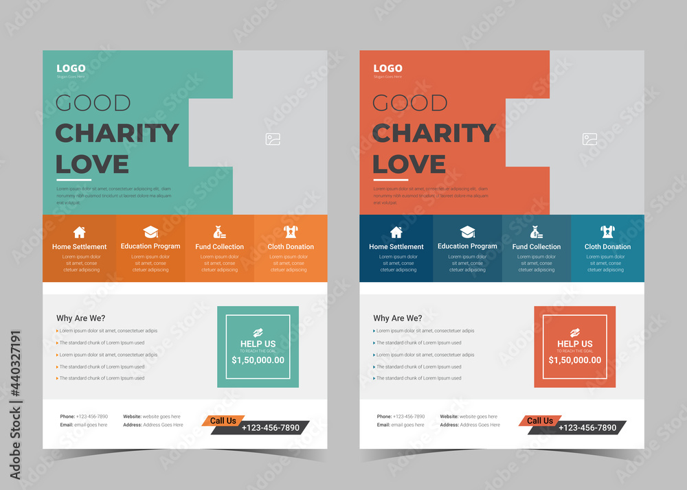 Charity flyer template. Charity flyer examples. Fundraising poster ...