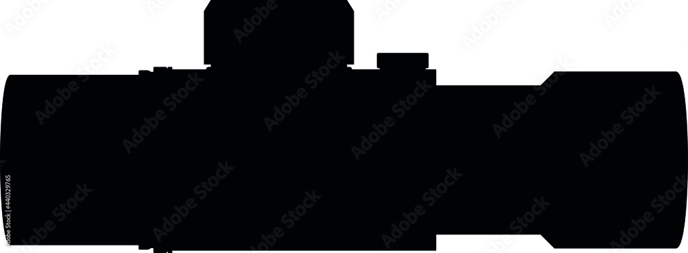 Red Dot reflector sight or reflex sight is optical sight telescopic ...