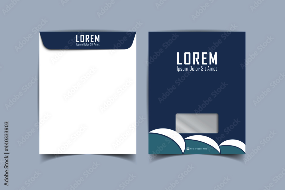 Envelope A4. Envelope A4 vector design. digital hand drawn. Paper ...