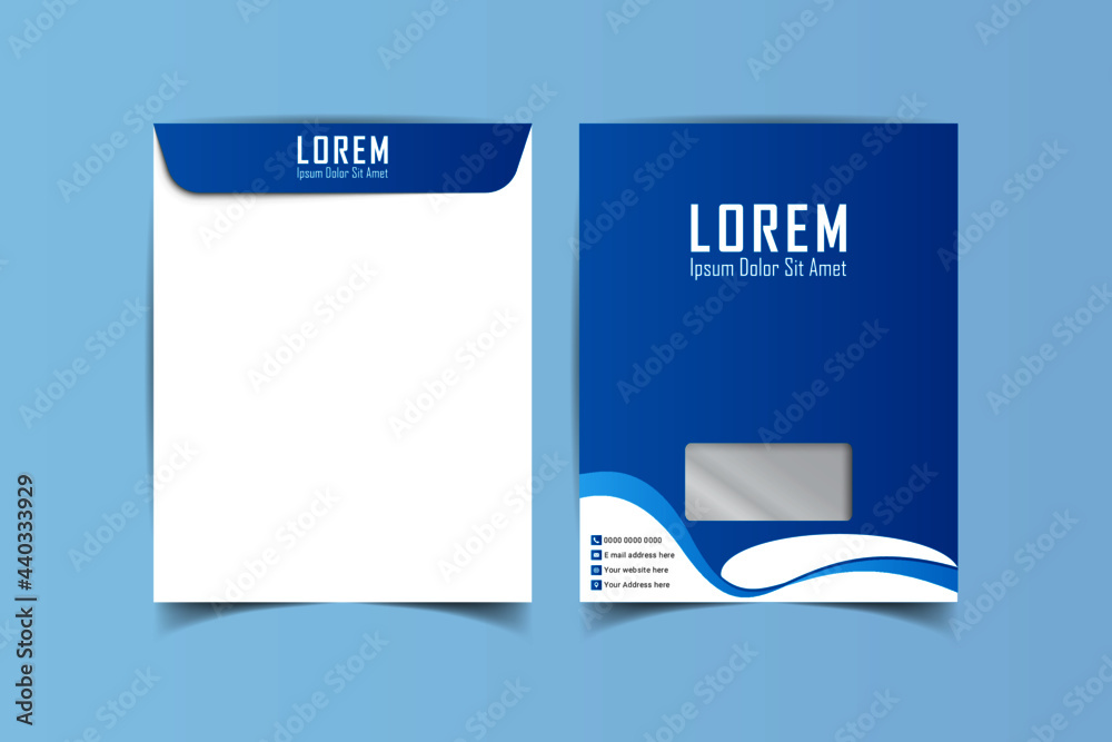 Envelope A4. Envelope A4 vector design. digital hand drawn. Paper ...