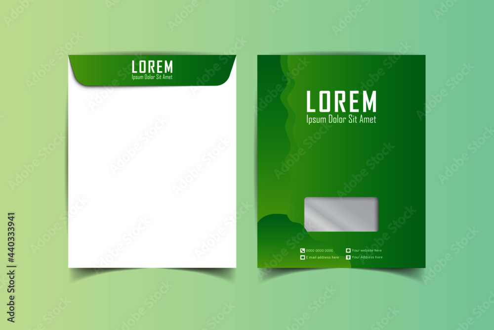 Envelope A4. Envelope A4 vector design. digital hand drawn. Paper ...