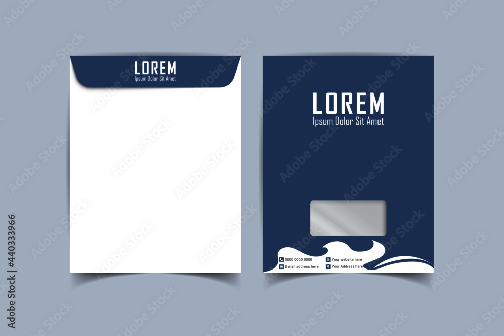 Envelope A4. Envelope A4 vector design. digital hand drawn. Paper ...
