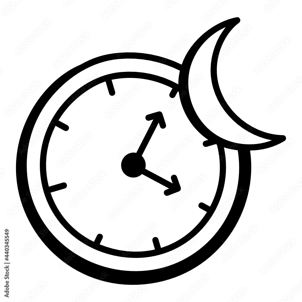 Overnight Stock Vector | Adobe Stock