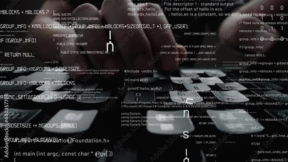 Creative visual of computer programming coding and software development ...