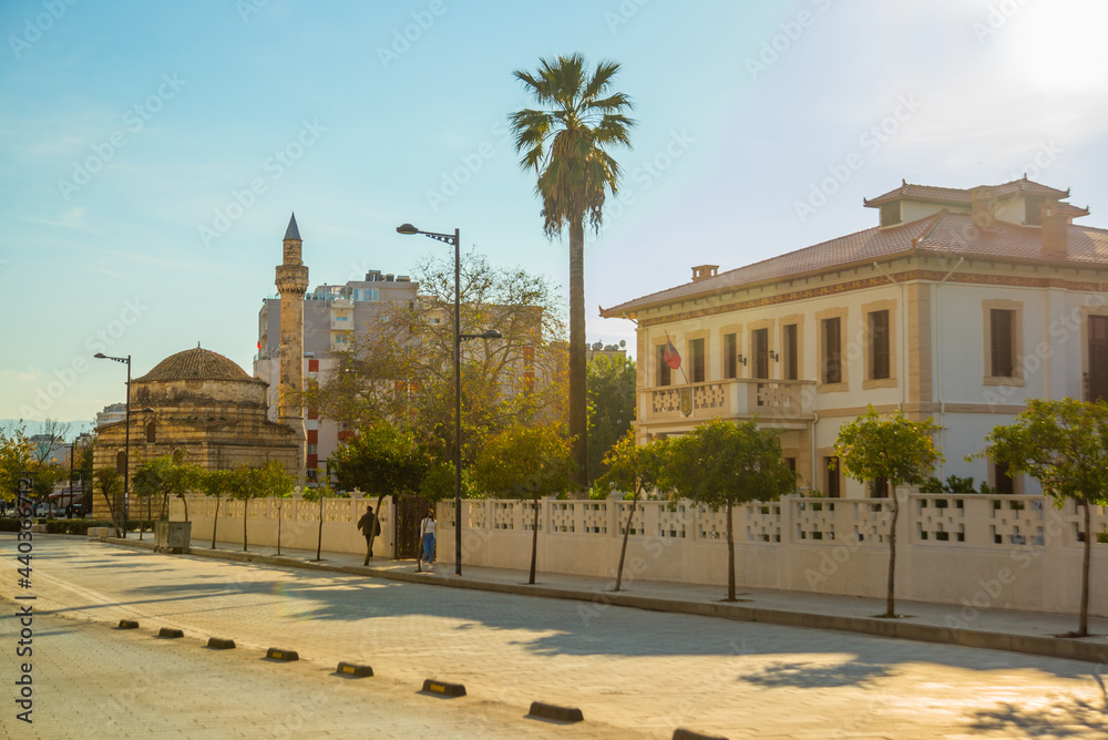 VLORA-VLORE, ALBANIA: Independence Museum in the historical center of ...