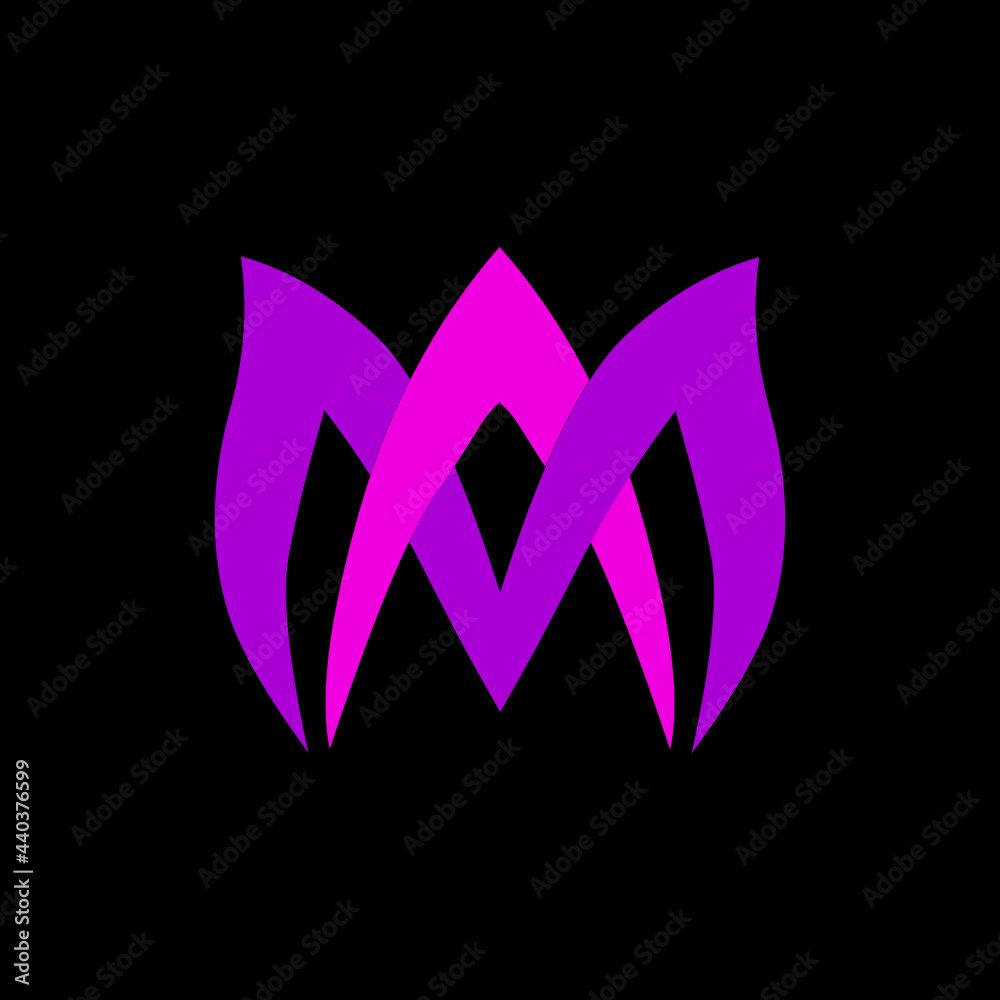 initials AM logo design for company Stock Vector | Adobe Stock