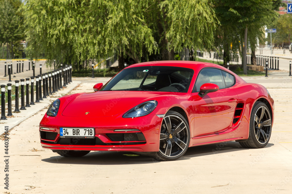 Porsche Cayman 718 is a mid-engined two-seater sports car built by ...
