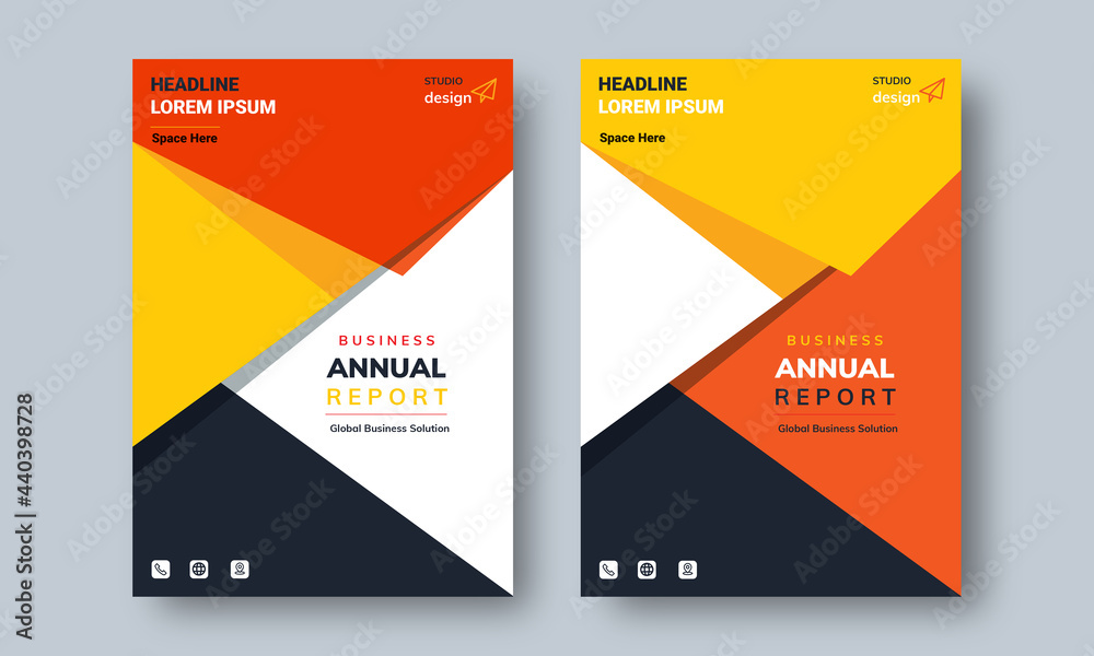 Annual Report Design Layout Template Multipurpose use for any Project ...