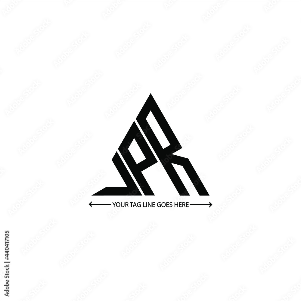 jpr letter logo creative design. jpr unique design Stock Vector | Adobe ...