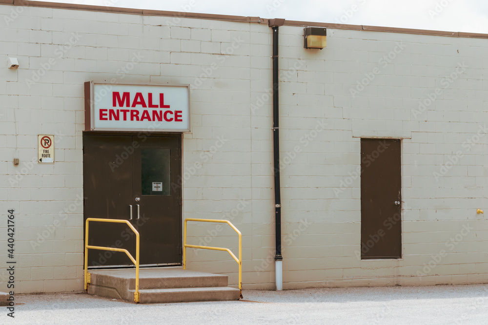 Mall Entrance Sign