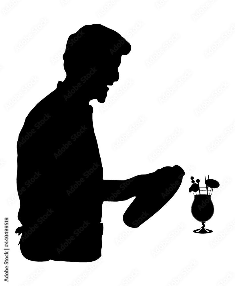 Bartender Silhouette