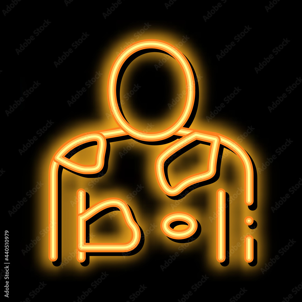 vitiligo problem neon light sign vector. Glowing bright icon vitiligo ...