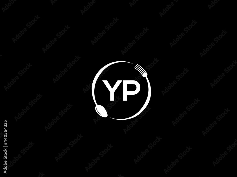 Letter YP Logo, restaurants yp logo icon vector for modern kitchen ...