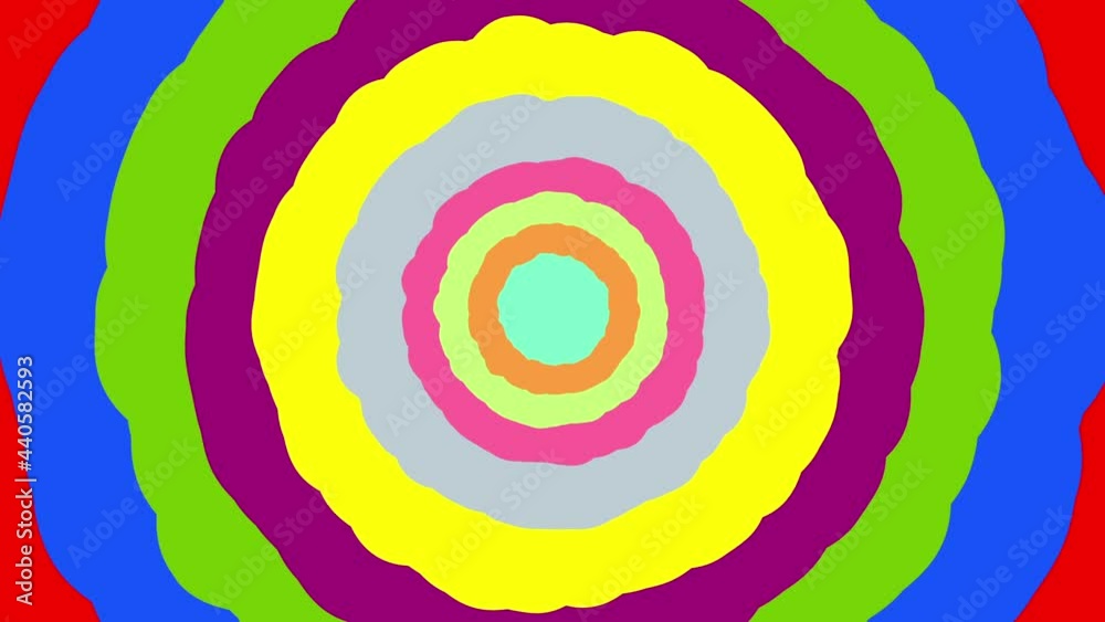 Animated rotating background with colorful circles. Stock Video | Adobe ...