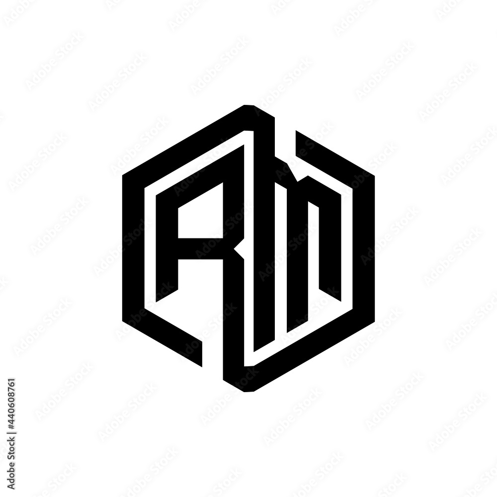 RM letter logo design with white background in illustrator, vector logo ...