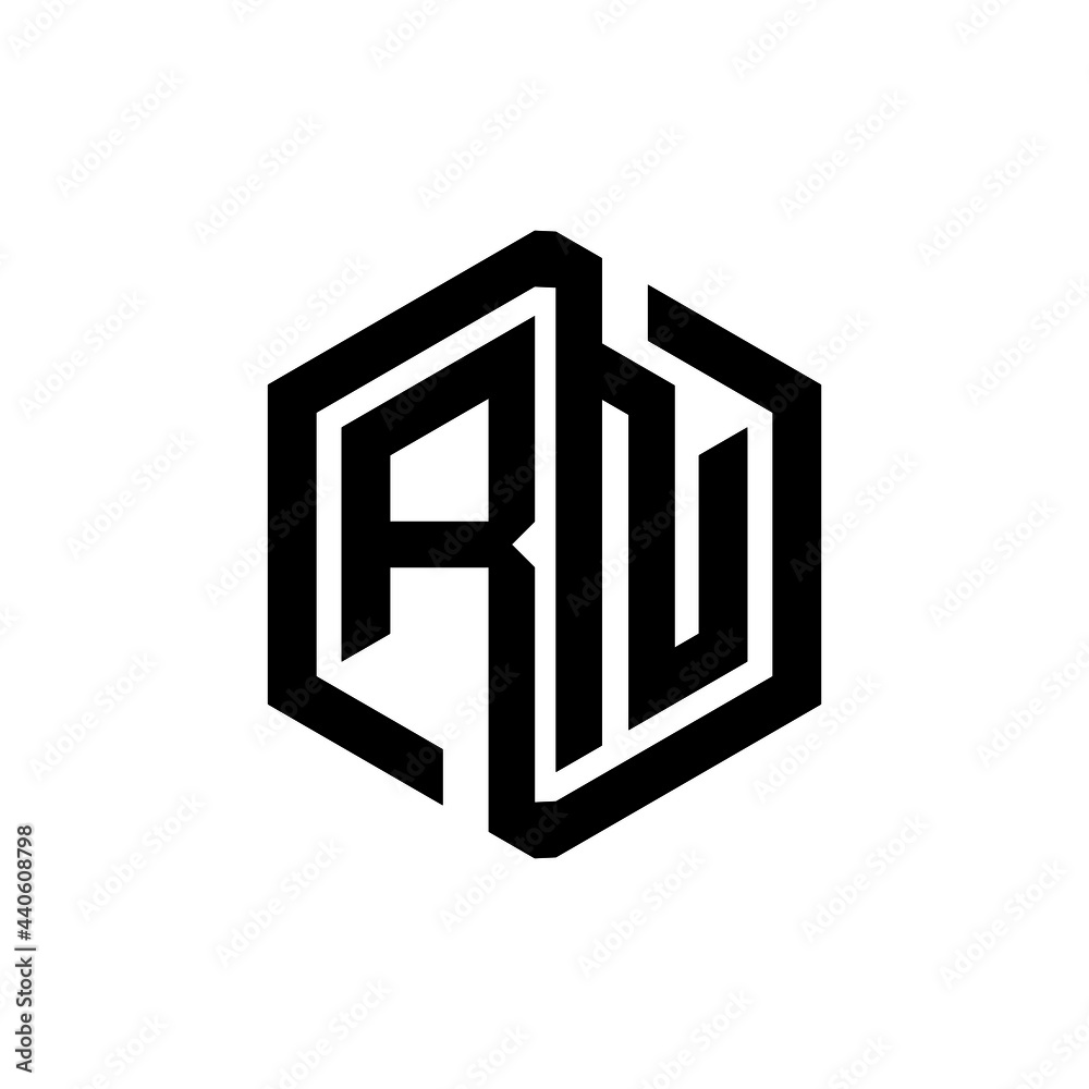 RN letter logo design with white background in illustrator, vector logo ...