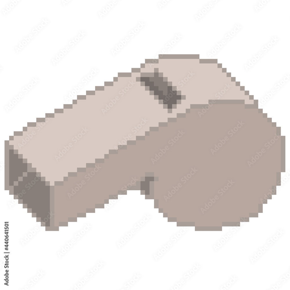 Whistle pixel art icon concept illustration Stock Illustration | Adobe ...