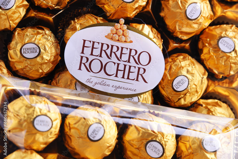 Ferrero Rocher chocolate sweets Stock Photo | Adobe Stock