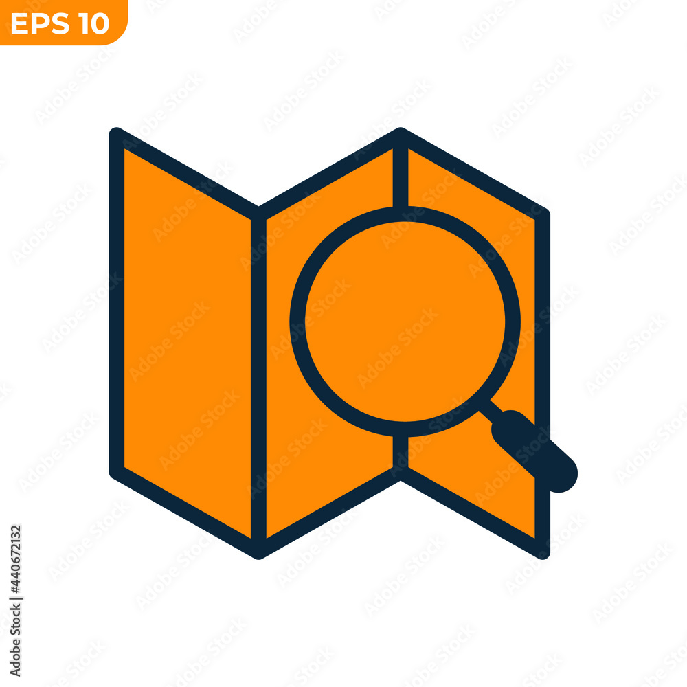 map icon symbol template for graphic and web design collection logo ...