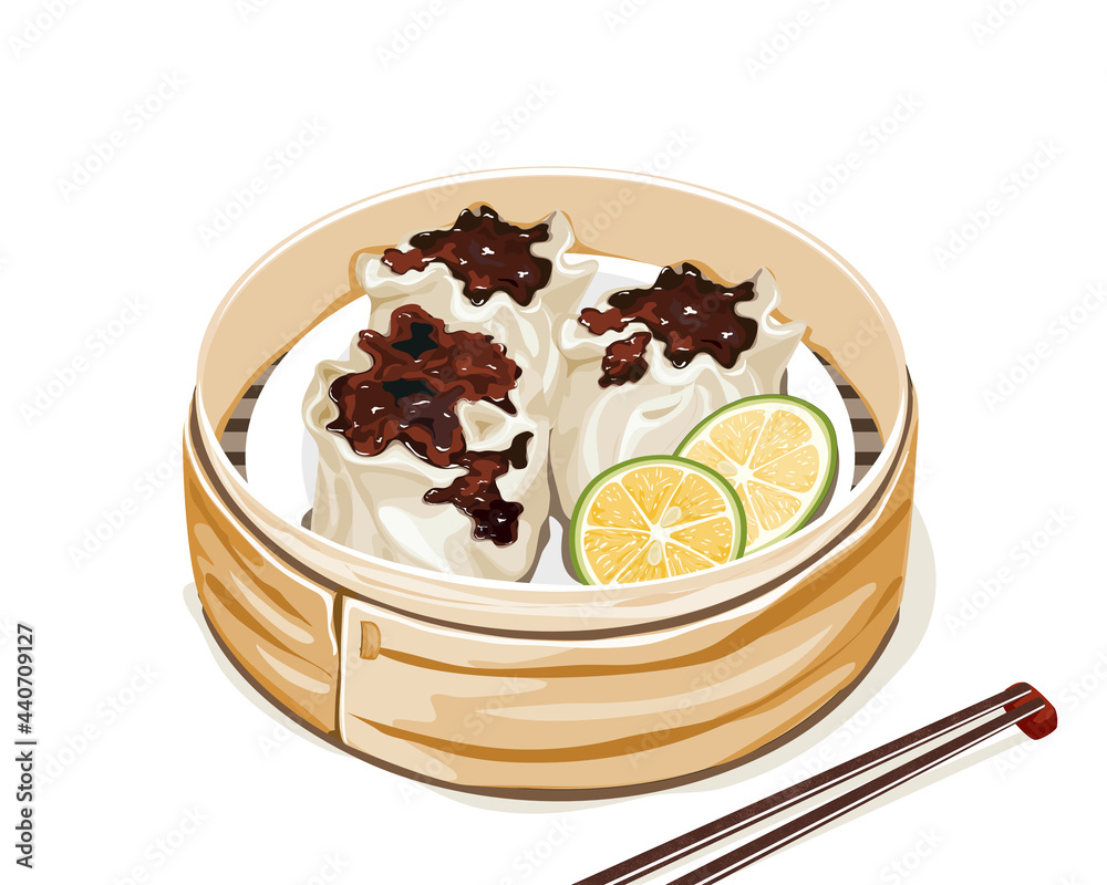 Chinese Dumplings Drawing