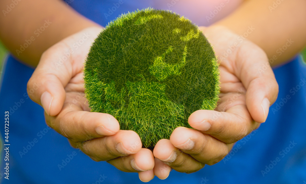 earth in hands. save of earth.World environment day and sustainable ...