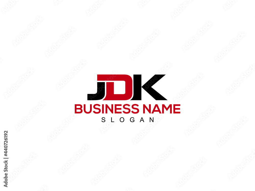 Letter JDK Logo Icon Design For Kind Of Use Stock Vector | Adobe Stock