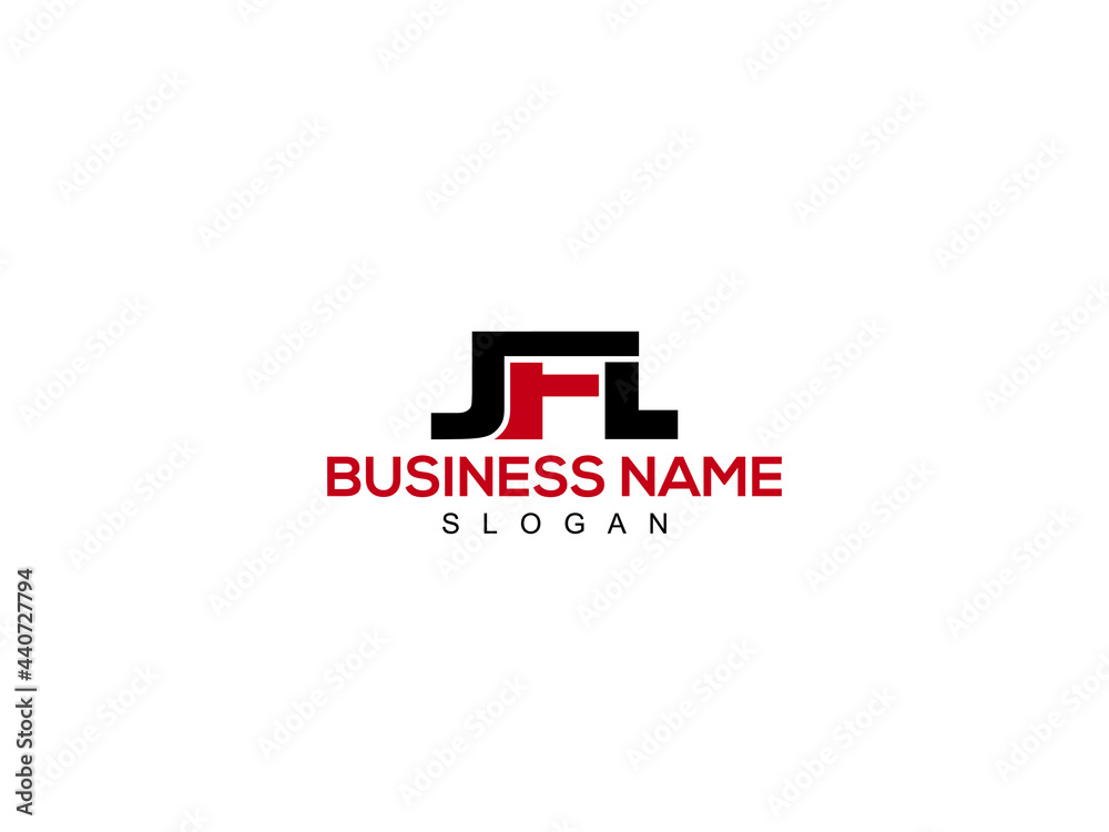 Letter JFL Logo Icon Design For Kind Of Use Stock Vector | Adobe Stock