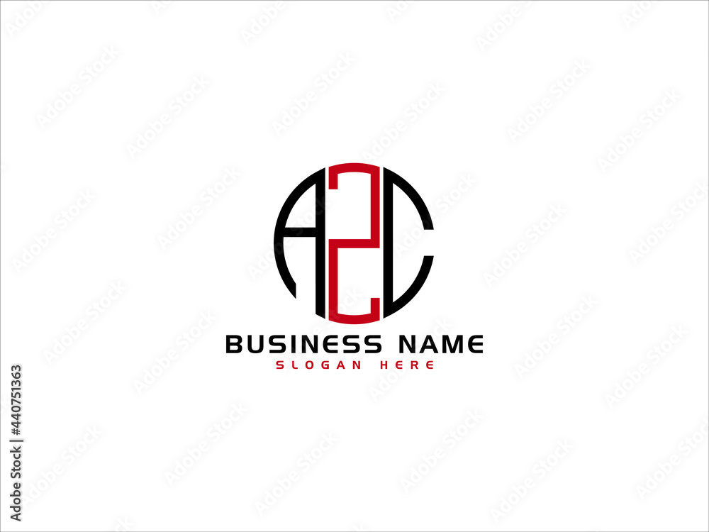 Letter ZAC Logo Icon Vector Image Design For All Business Stock Vector ...