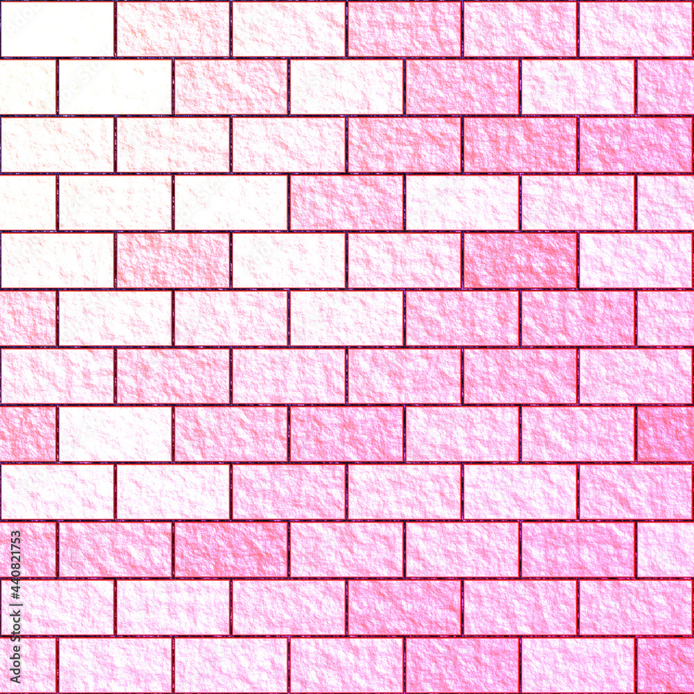 Pink brick texture background. Gradient pink brick wall texture ...