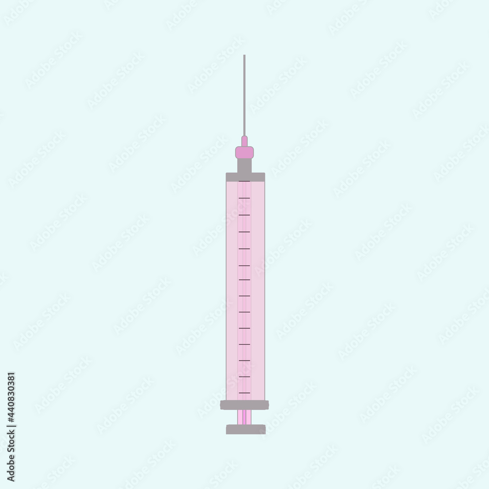 Syringe without injection, Medical instrument. Disposable sterile ...