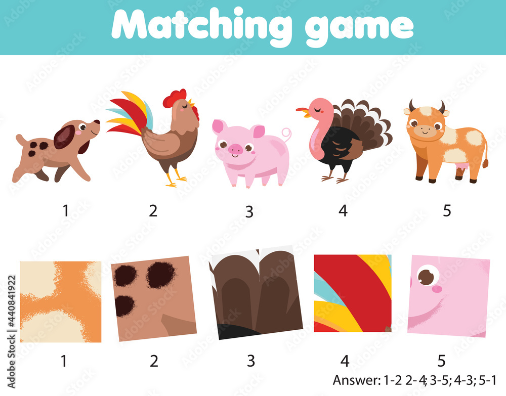 Fototapeta mapa świata dla dzieci Matching game. Educational children ... Fototapeta mapa świata dla dzieci Matching game. Educational children ...