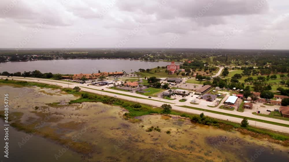 Aerial footage Sebring FL by Lake Charles Stock Video | Adobe Stock