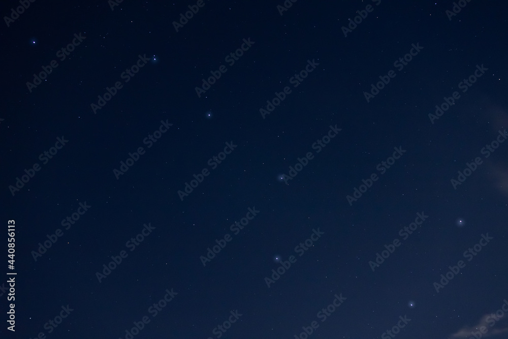 Big Dipper/Ursa Major Constellation in Night Sky Stock Photo | Adobe Stock