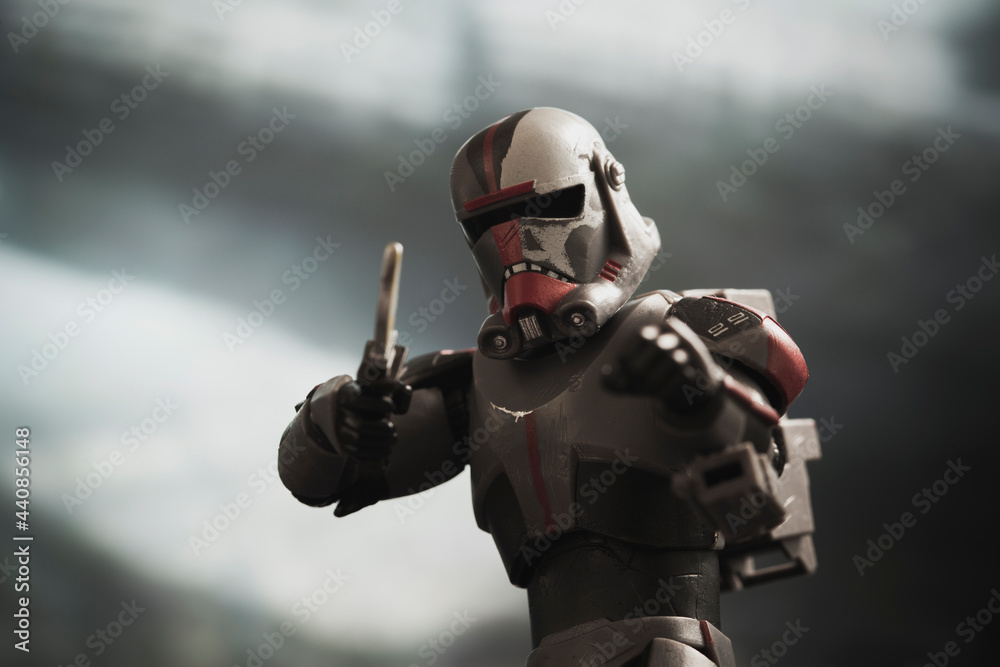Foto de NEW YORK USA, JUNE 23 2021: Disney Plus Star Wars The Bad Batch ...
