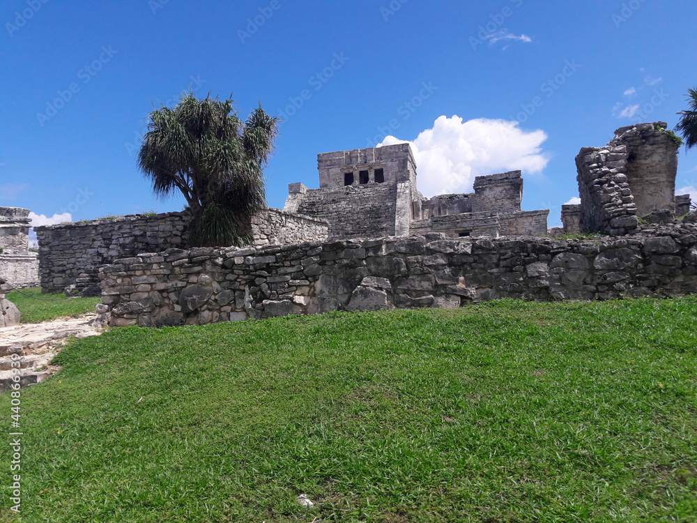 Tulum ruins in Quintana Roo Mexico from Maya Culture foto de Stock ...
