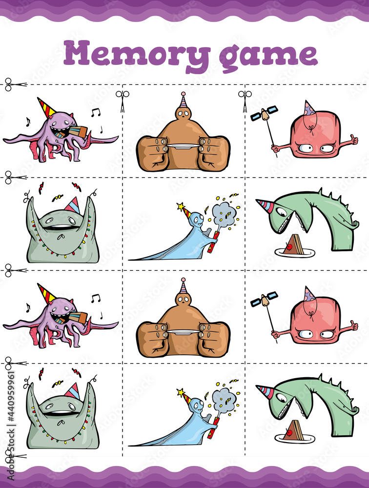 Educational game for children. Cartoon vector illustration. Stock ...