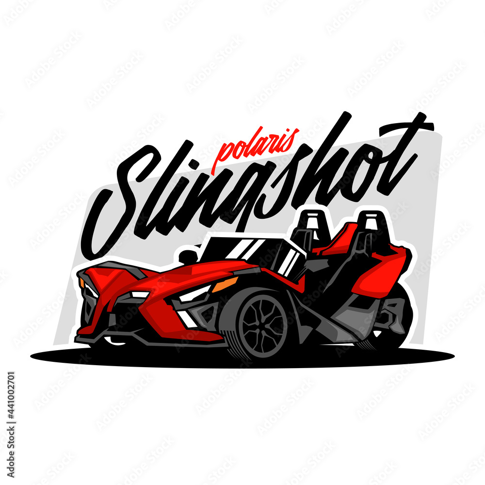 Polaris slingshot logo Stock Vector | Adobe Stock