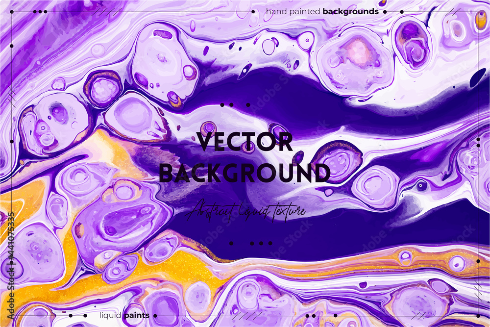 Fluid art texture. Abstract backdrop with swirling paint effect. Liquid ...