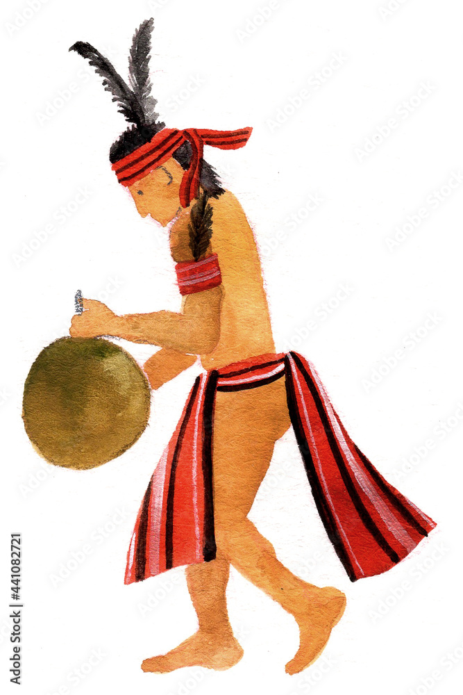 Igorot dance Stock Illustration | Adobe Stock