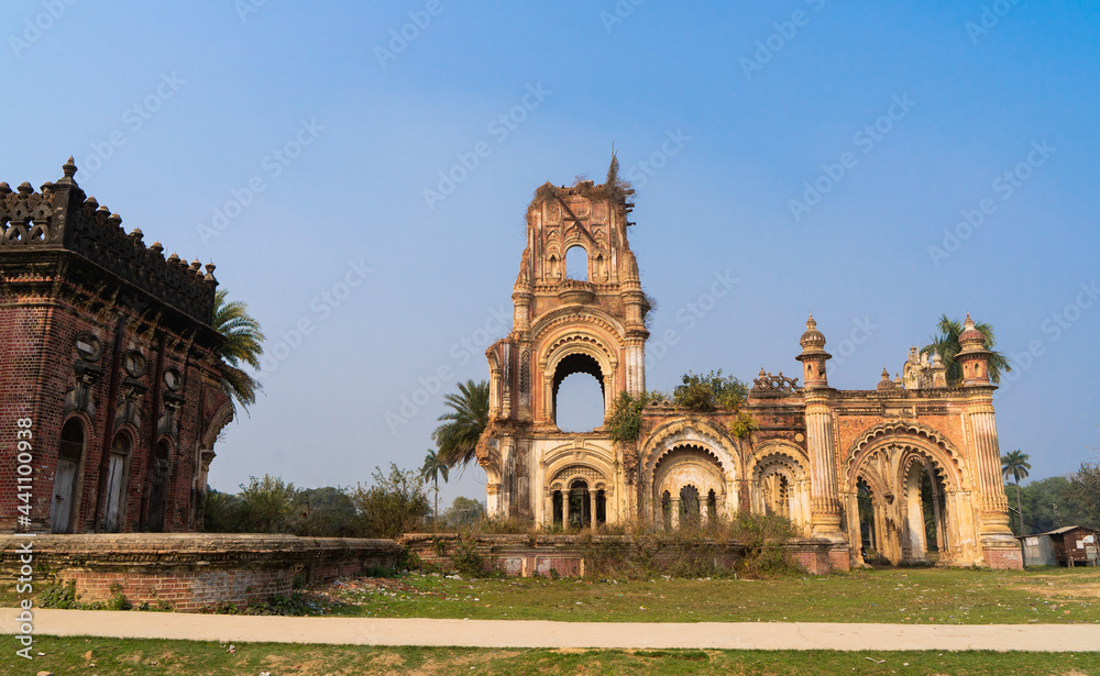 Old architecture of Raj Palace located at Rajnagar, Built by Darbhanga ...