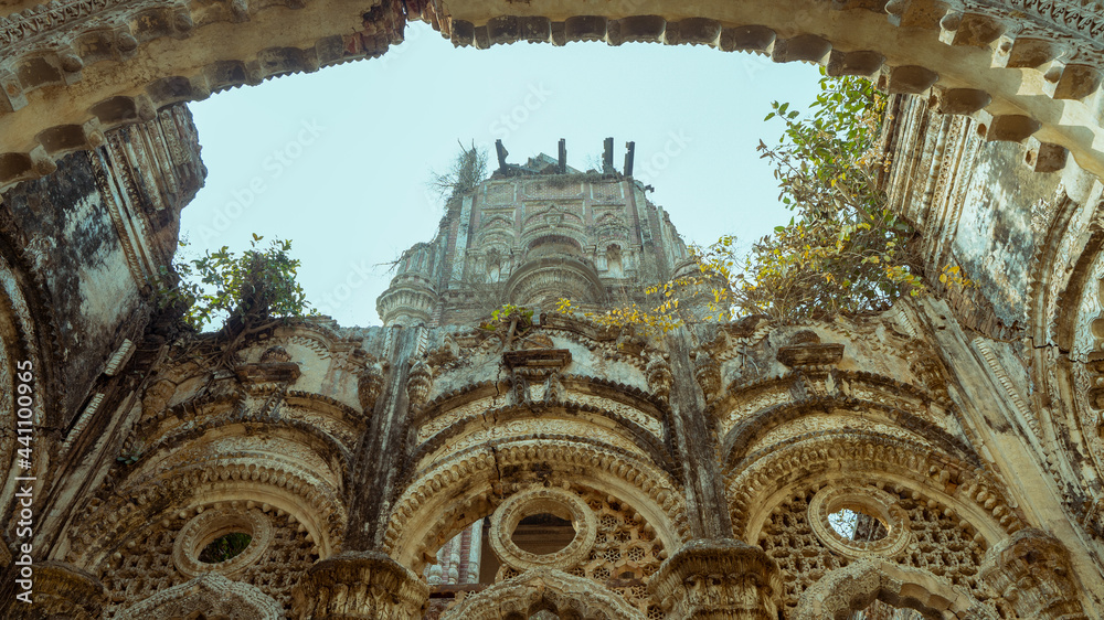 Old architecture of Raj Palace located at Rajnagar, Built by Darbhanga ...
