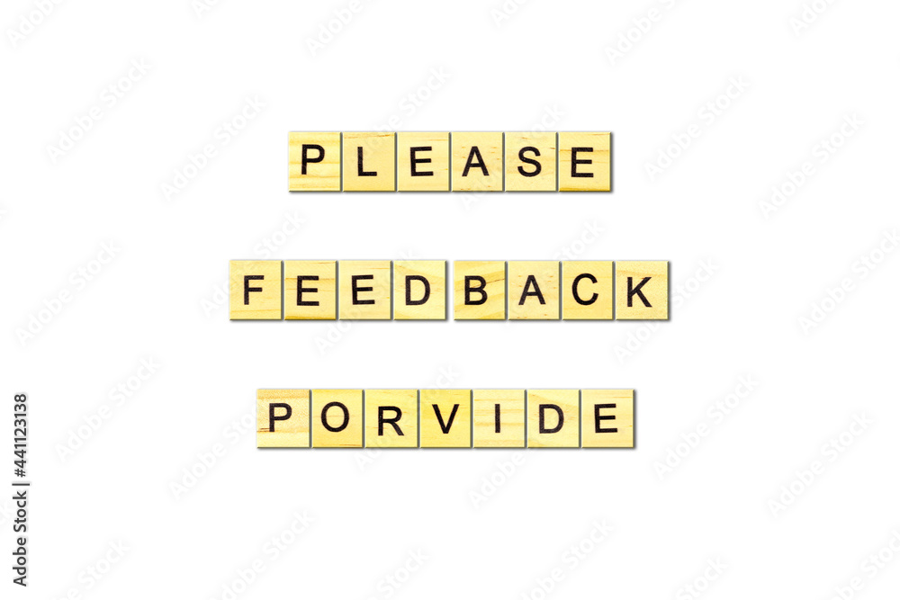 Abbreviations PFP- phrase from wooden blocks with letters, meaningful ...